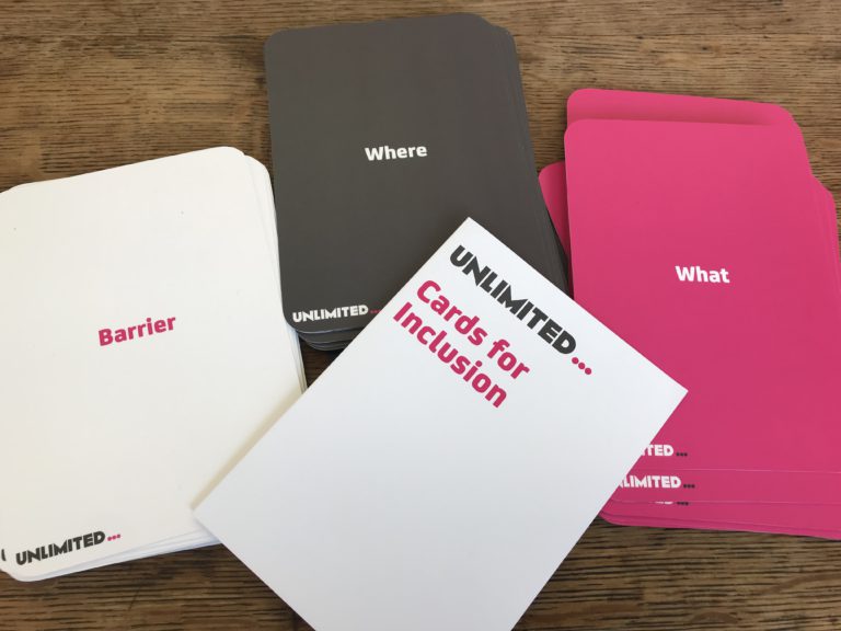 Unlimited Cards for Inclusion – UK Disability History Month