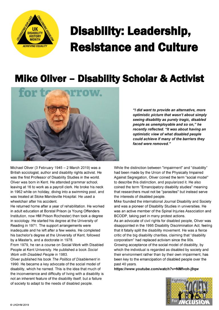Merchandise – UK Disability History Month