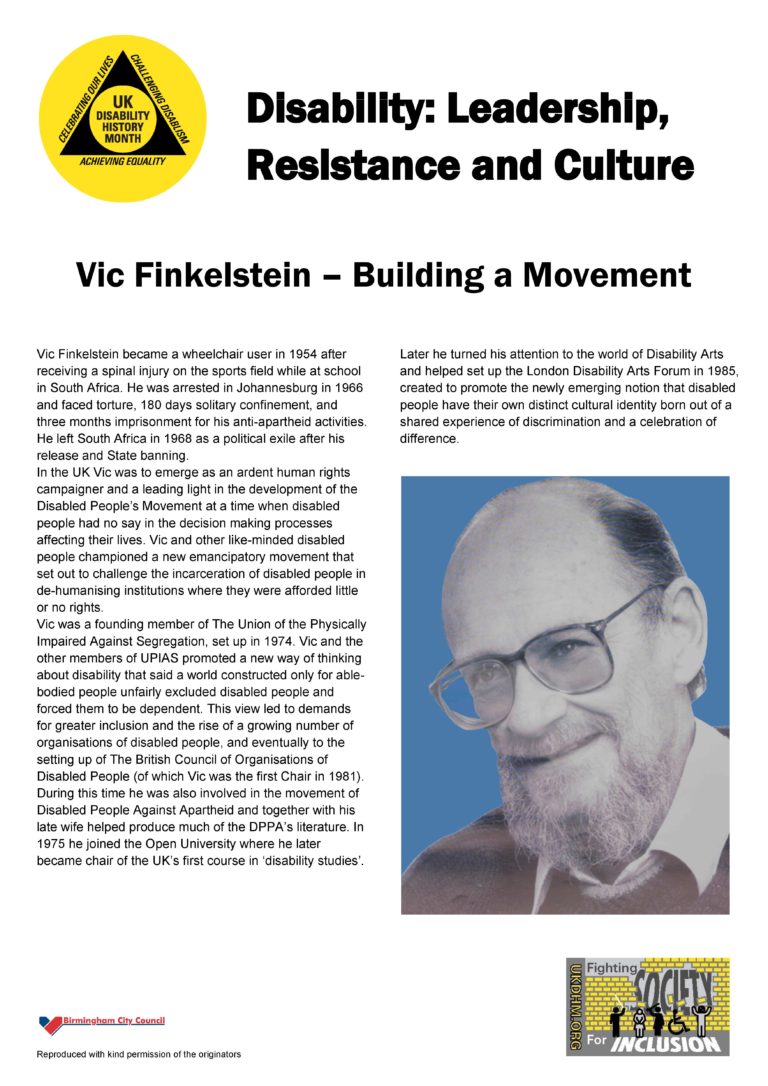 Merchandise – UK Disability History Month